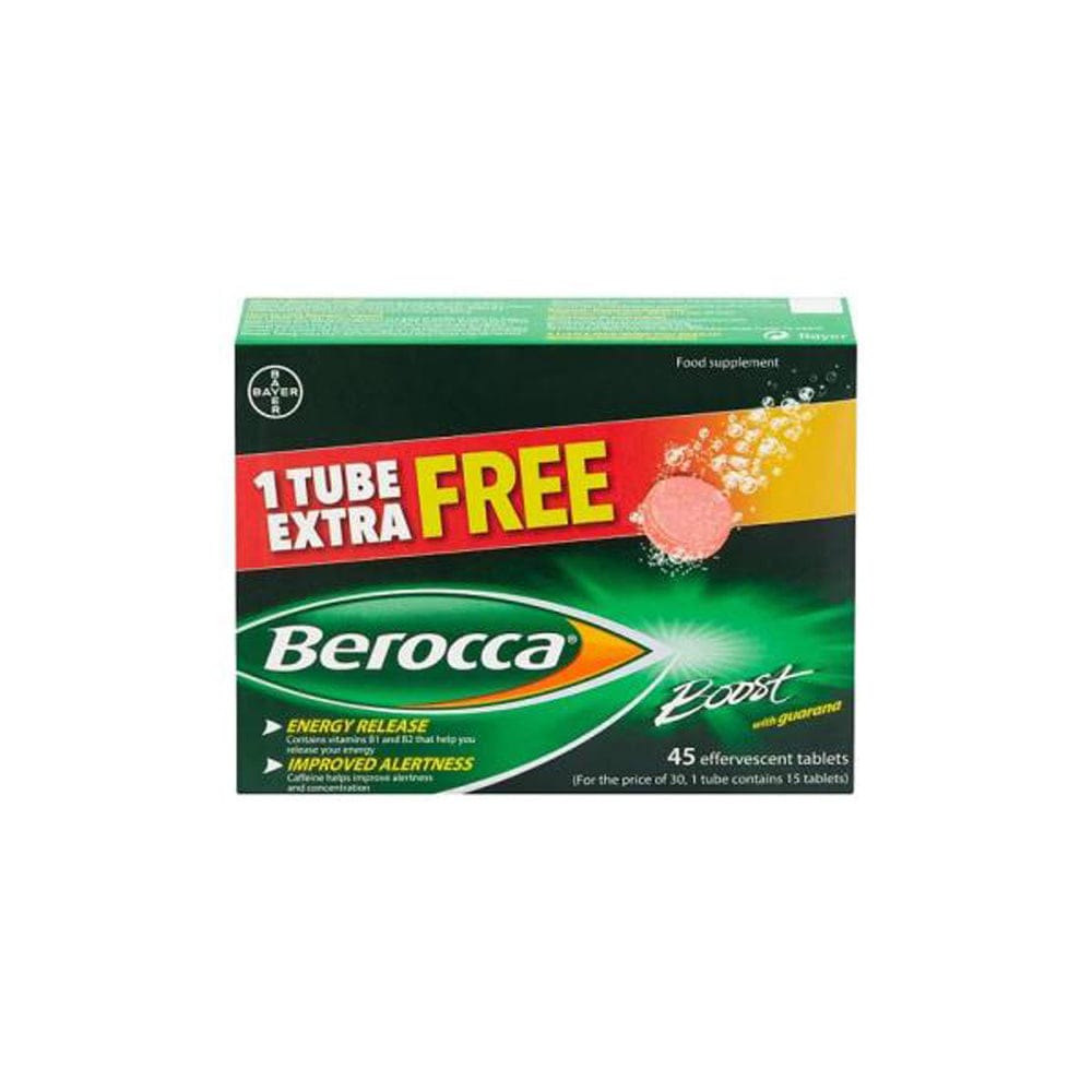Berocca Boost Effervescent 30 Tablets + 50% Extra Free | Meaghers Pharmacy