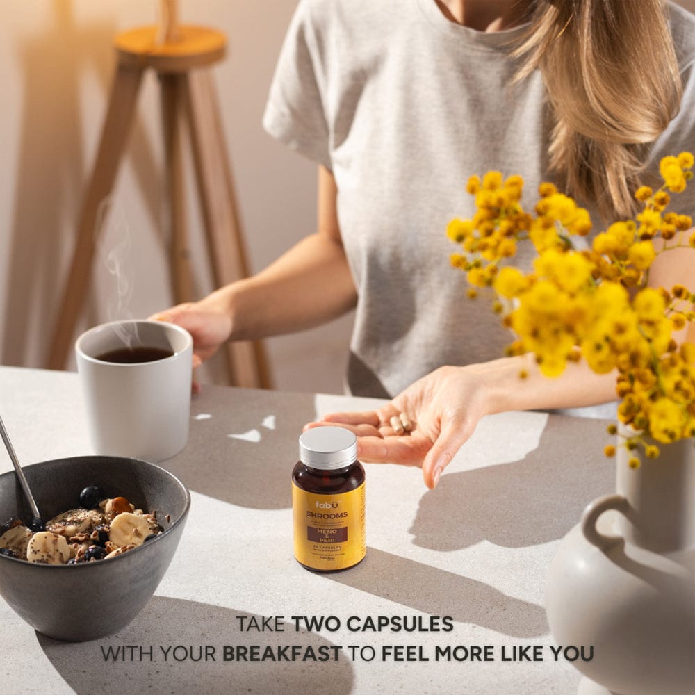 fabÜ SHROOMS MENO & PERI 60 Capsules | Meaghers Pharmacy