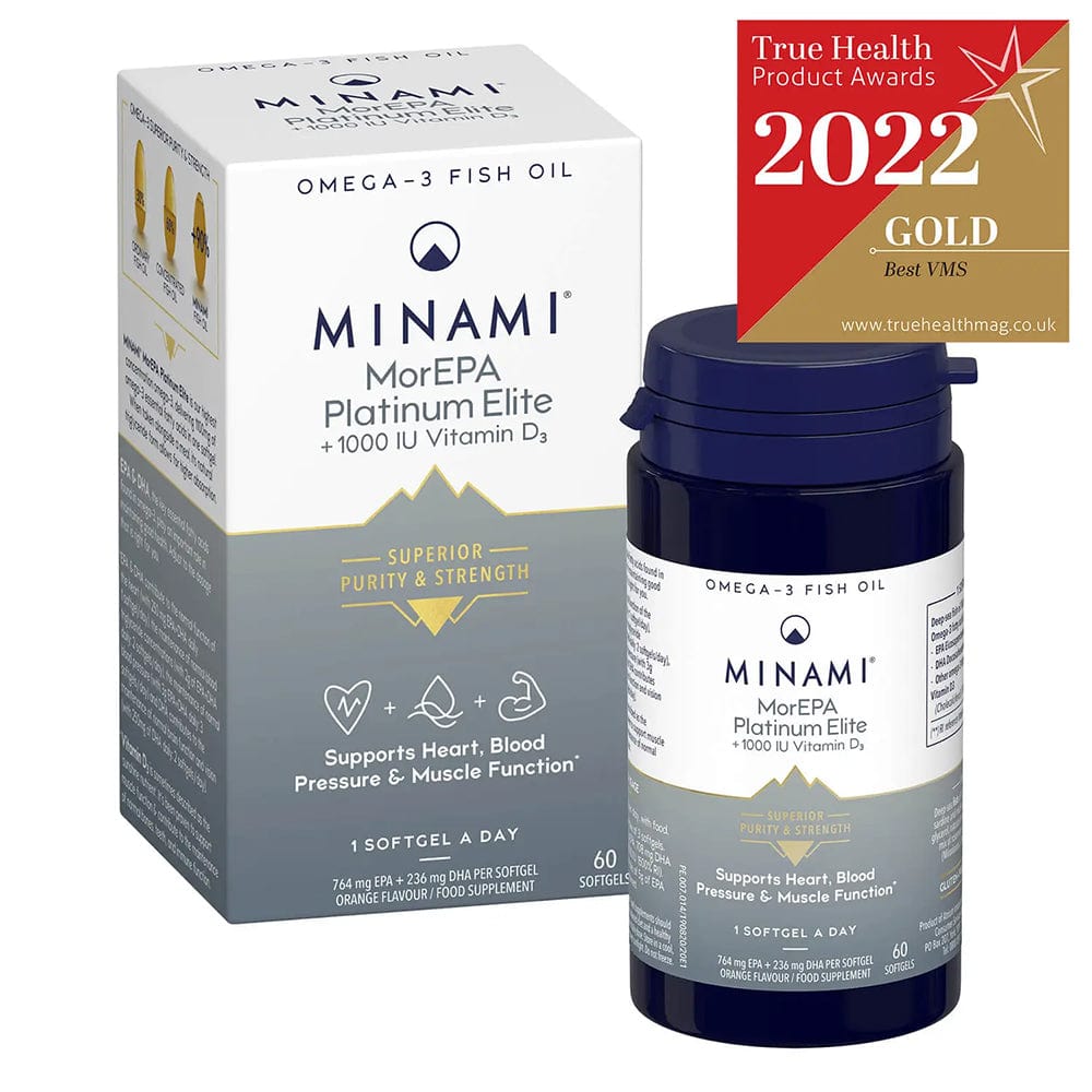Minami MorEPA Platinum Smart Fats + D3 60 Softgels | Meaghers Pharmacy