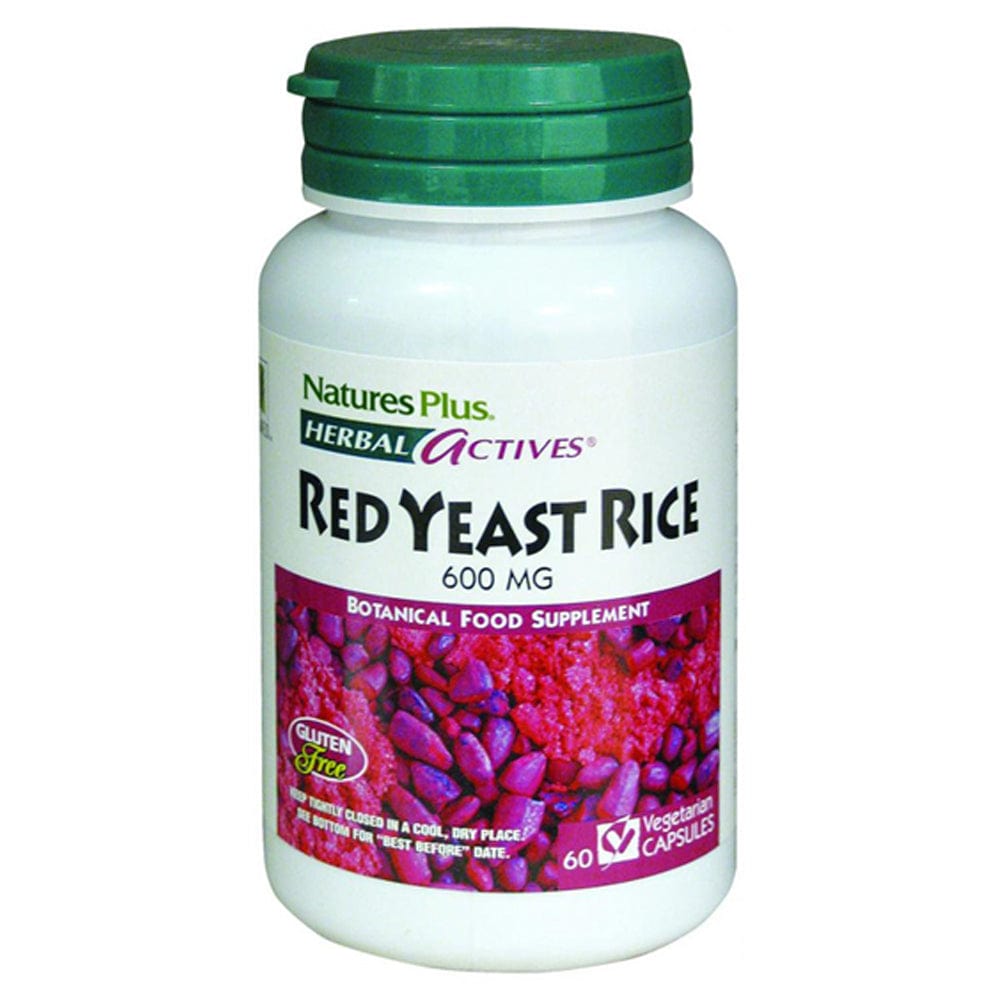 Natures Plus Herbal Actives Red Yeast Rice 600mg | Meaghers Pharmacy
