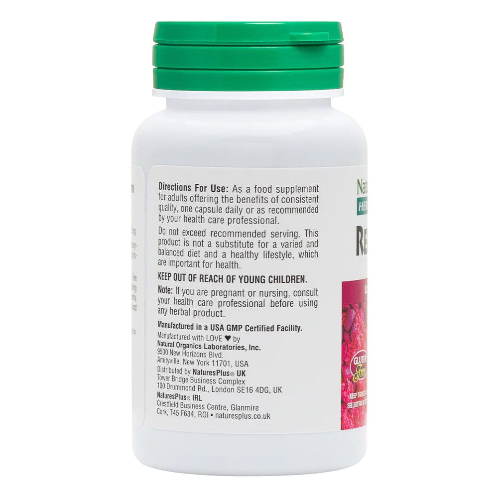 Natures Plus Herbal Actives Red Yeast Rice 600mg | Meaghers Pharmacy