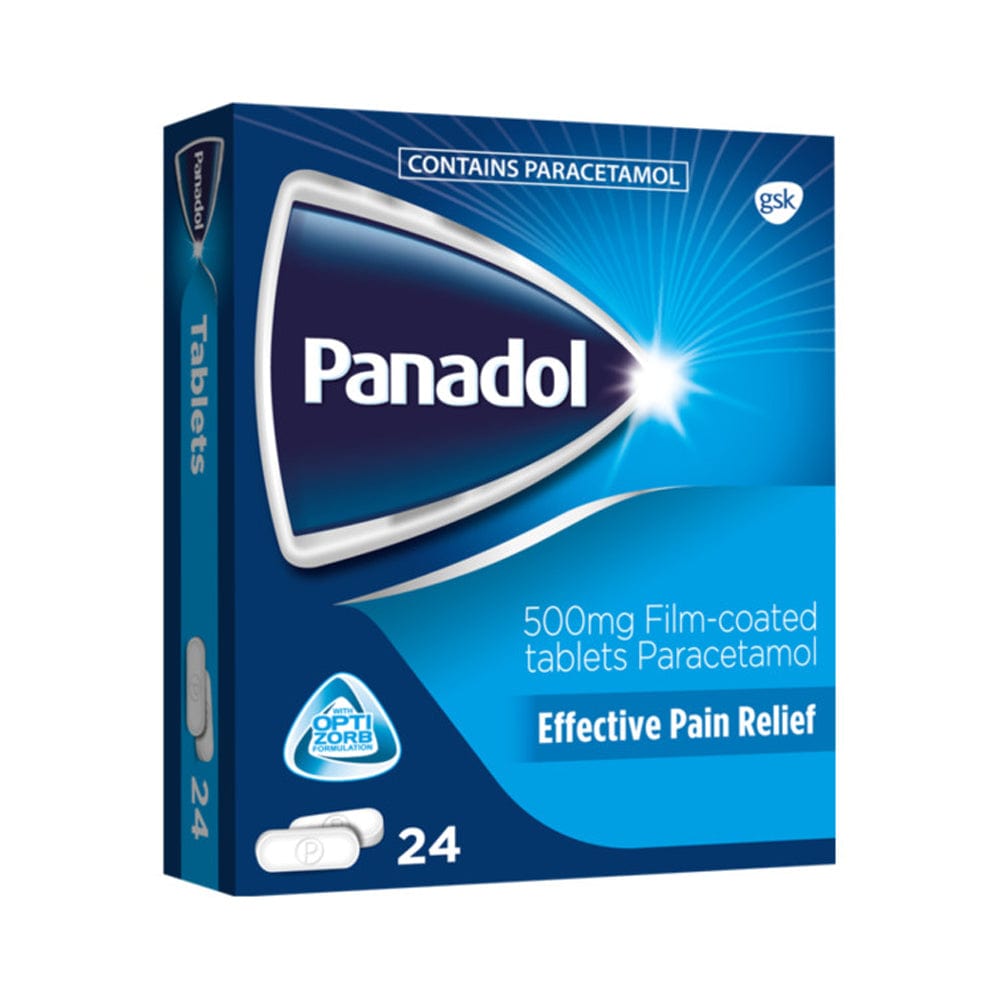 Panadol 500mg Film-Coated Tablets 24 Pack | Meaghers Pharmacy