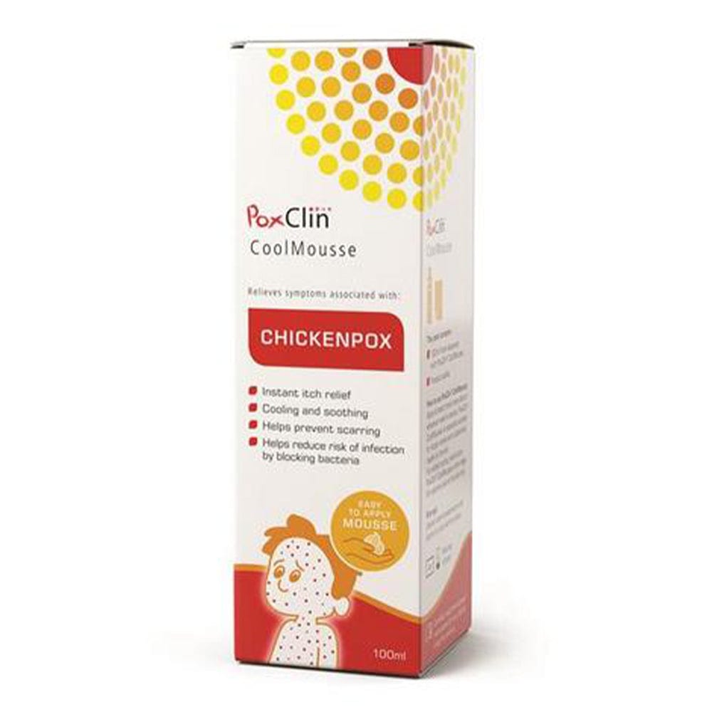 PoxClin Chickenpox Cool Mousse 100ml | Meaghers Pharmacy