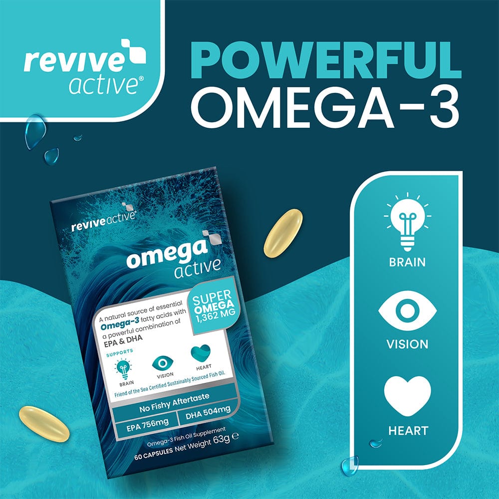 Revive Active Omega Active 60 Capsules | Meaghers Pharmacy